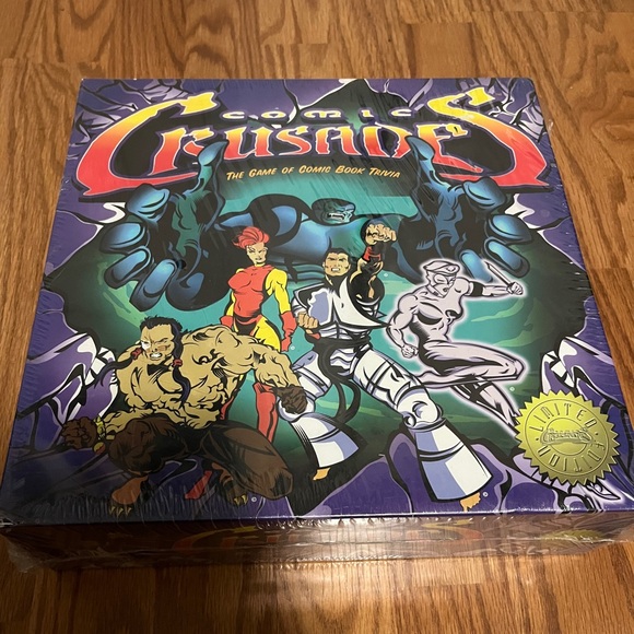 Other | Vintage Comic Book Trivia Board Game 1997 Comic Crusades Ltd ...